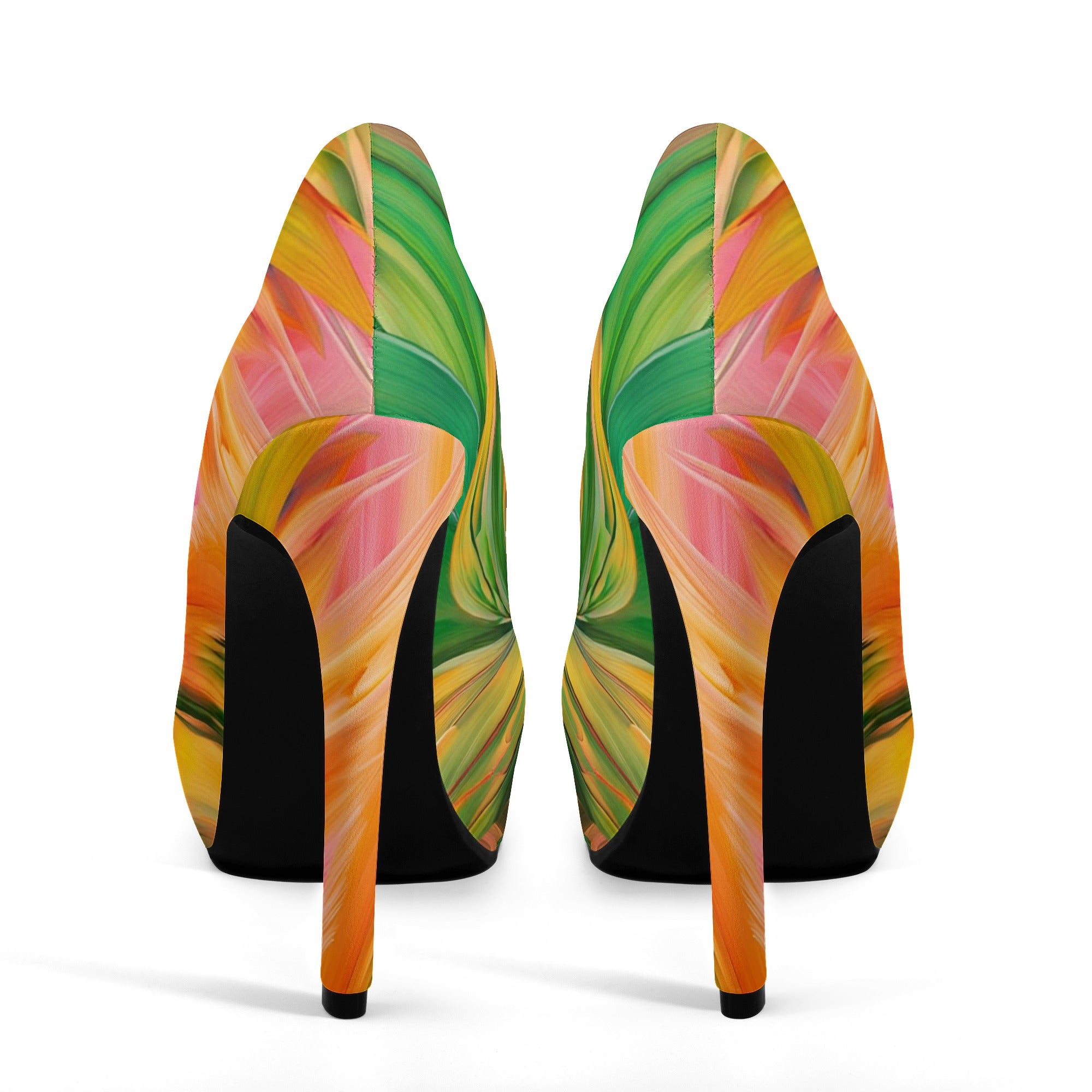 Tropical High Heels - Designer Platform Shoes | Fashióntada